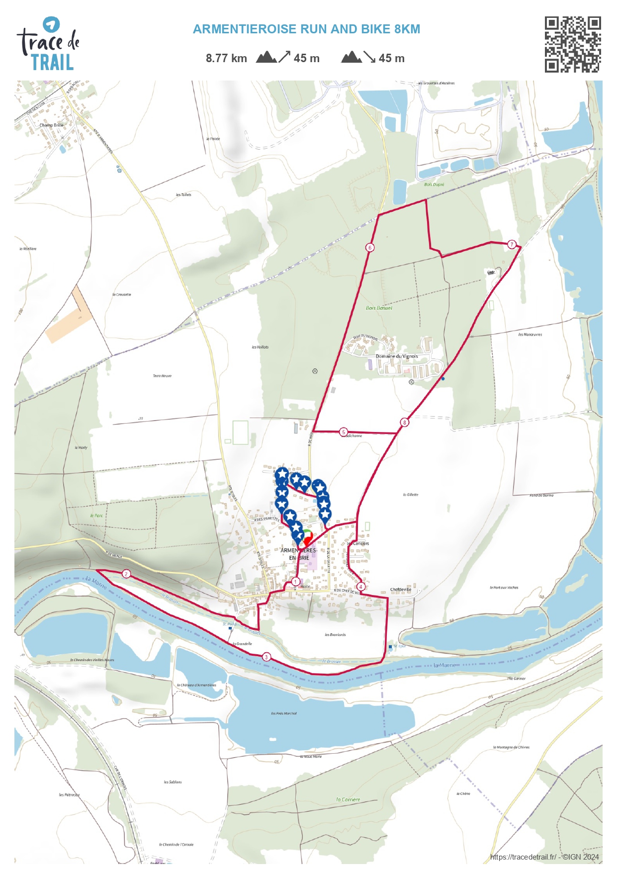 Bike & Run samedi 18 mai 2024 - Courir pour Armentières-en-Brie